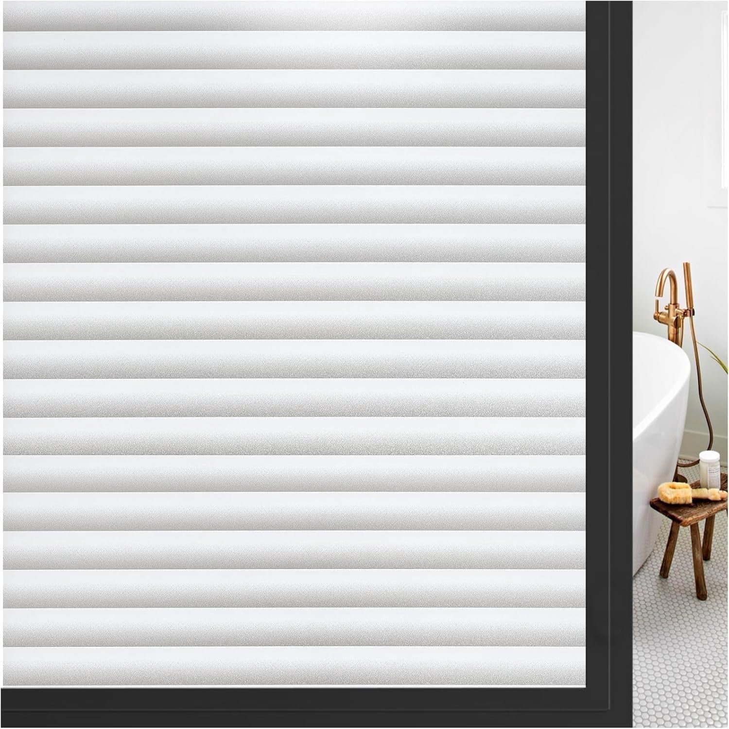 rabbitgoo Privacy Window Film, Light Filtering, Non-Adhesive Static ...