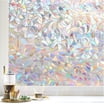 Stained Glass Window Film, Flower Static Cling Window Privacy Film ...