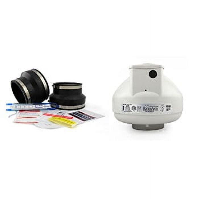 RadonAway RP145 Radon Fan with Install Kit including 3x4 Rubber ...