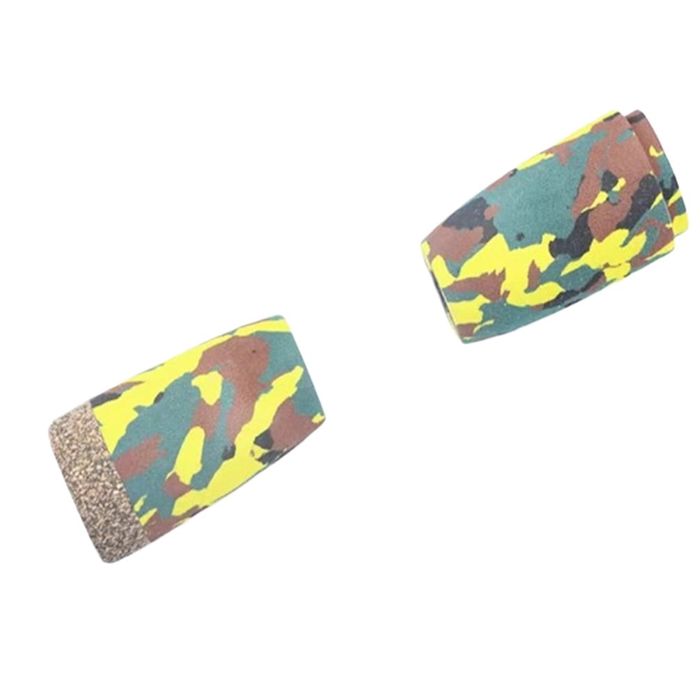 raft rod handle soft wood segmented camouflage EVA handle DIY Lure Rod ...