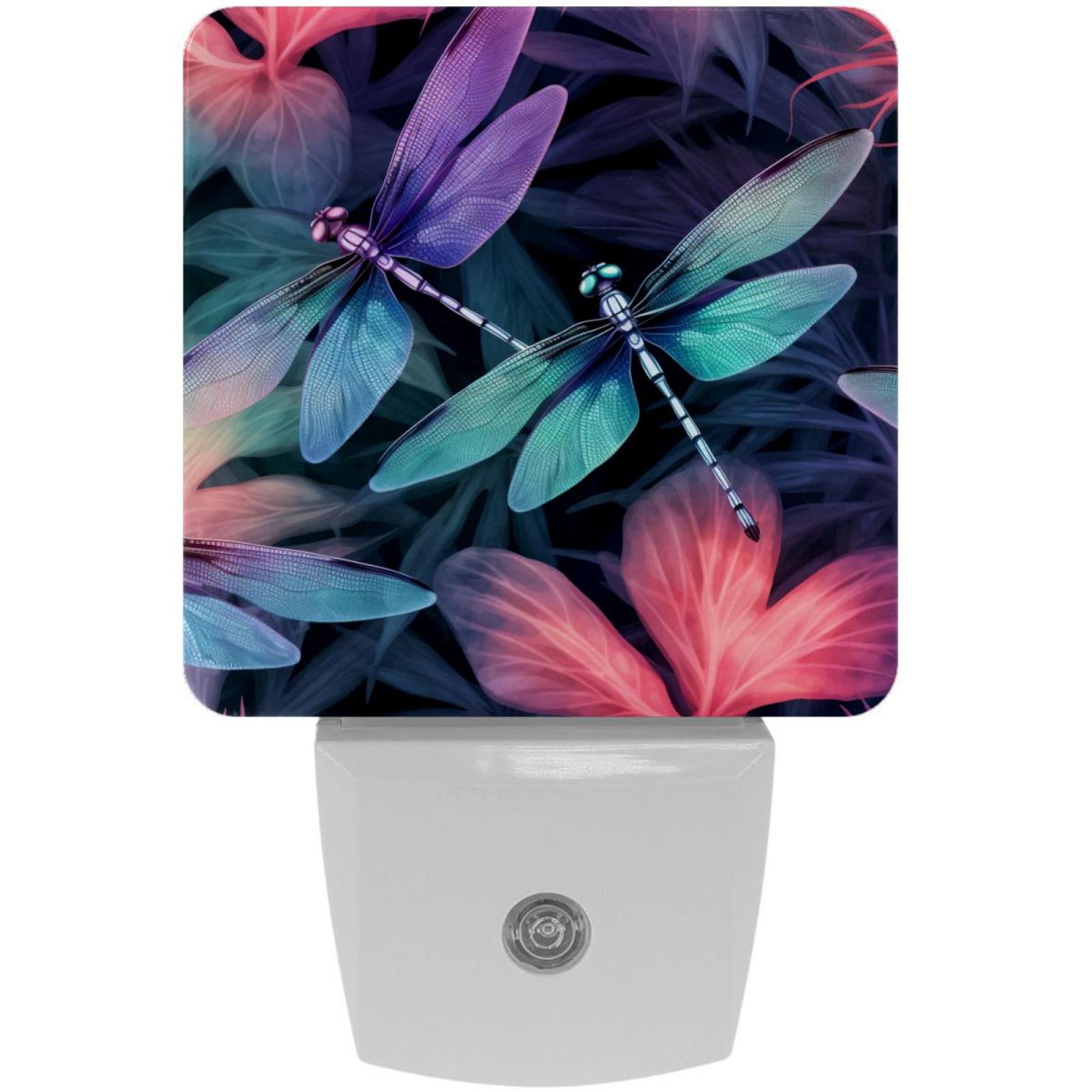 ragonfly LED Square Night Lights - Modern Design, Soft Glow, Energy ...
