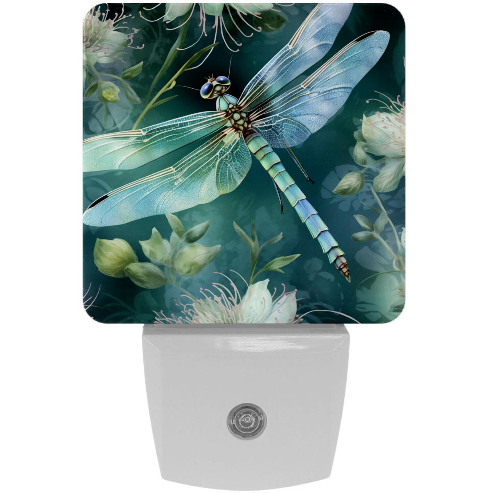 ragonfly LED Square Night Lights- Modern and Energy Efficient Bedside ...