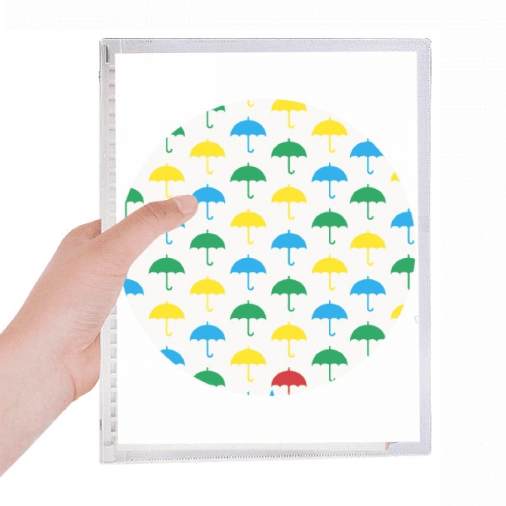 rain umbrella weather cloud notebook loose diary refillable journal ...