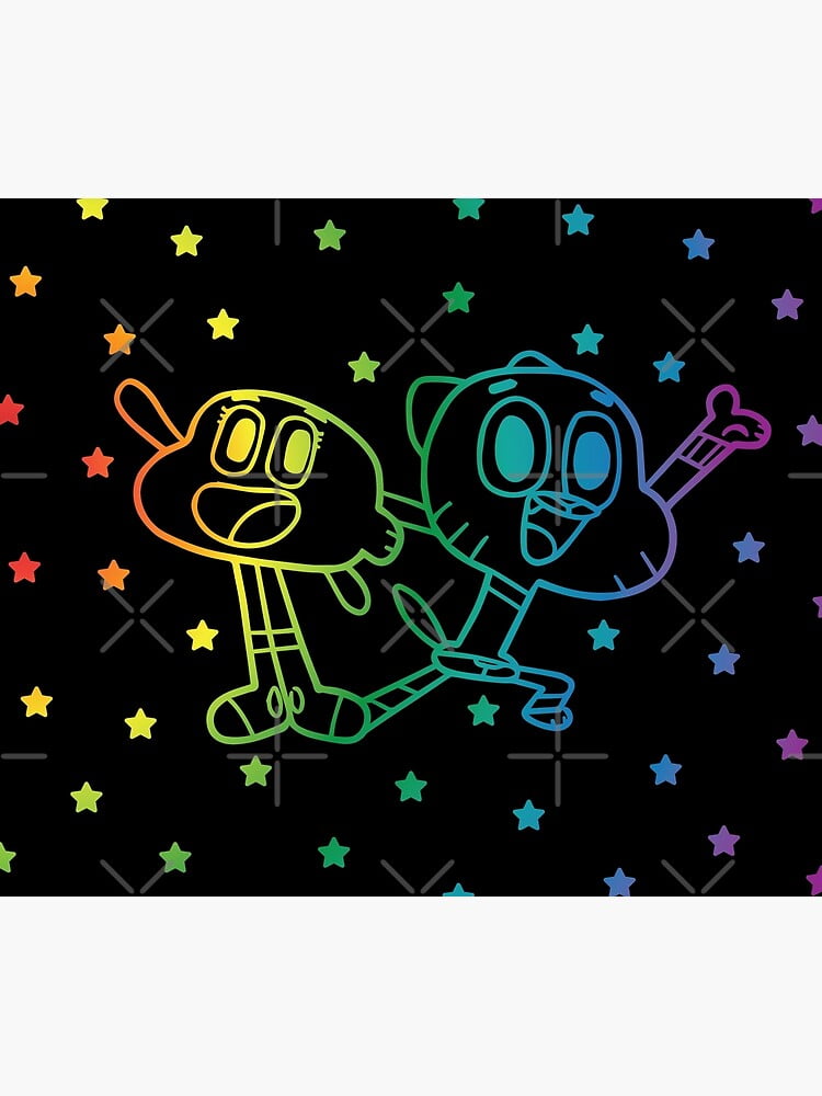 rainbow AMAZING WORLD OF GUMBALL Modern Art Decor Unframe - Walmart.com