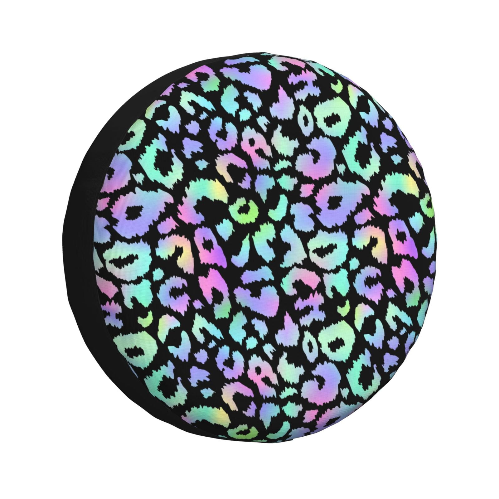 rainbow Trendy Leopard fashion Spare Tire Cover for Trailer Camper RV ...