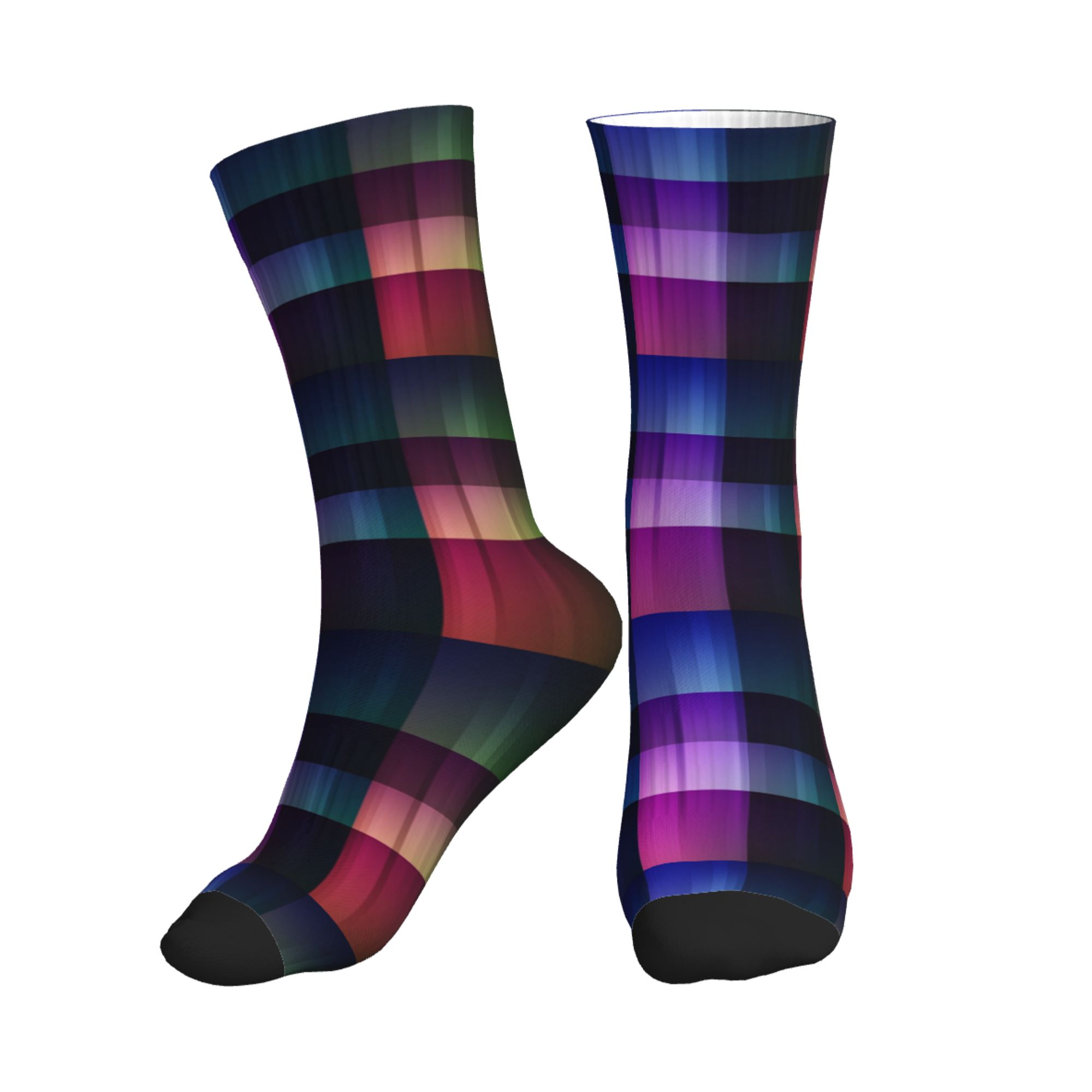 rainbow-lines-21132 Funny Socks For Men & Women-Gifts For Golfing ...
