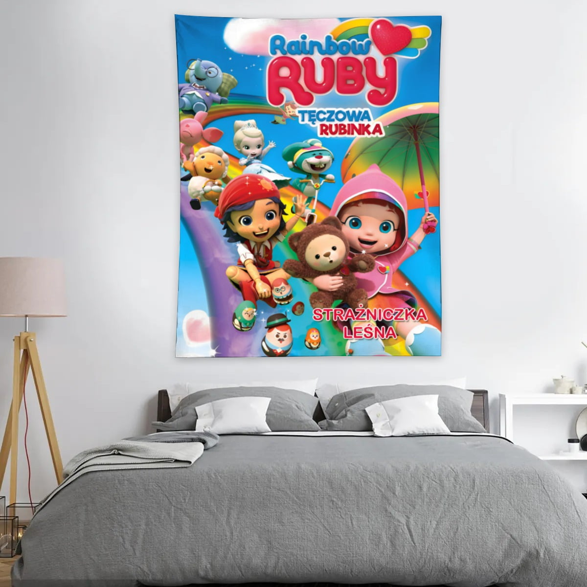 rainbow ruby Tapestry Gift Wall Hanging Backdrop for Room Bedroom Girls ...