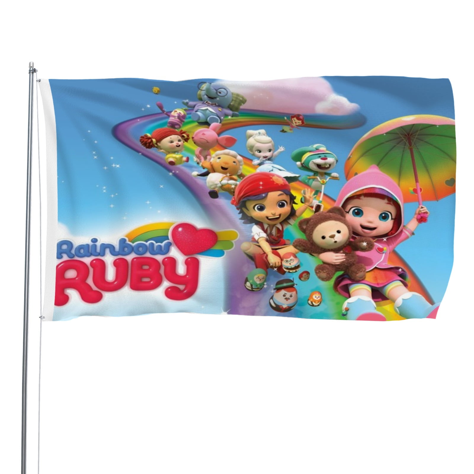 rainbow ruby-themed Printed Flag Perfect gift for fans, friends, and ...