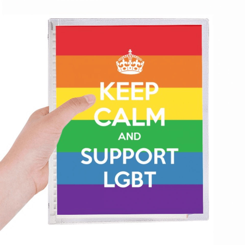 rainbow transgender bisexuals flag lgbt notebook loose diary refillable ...