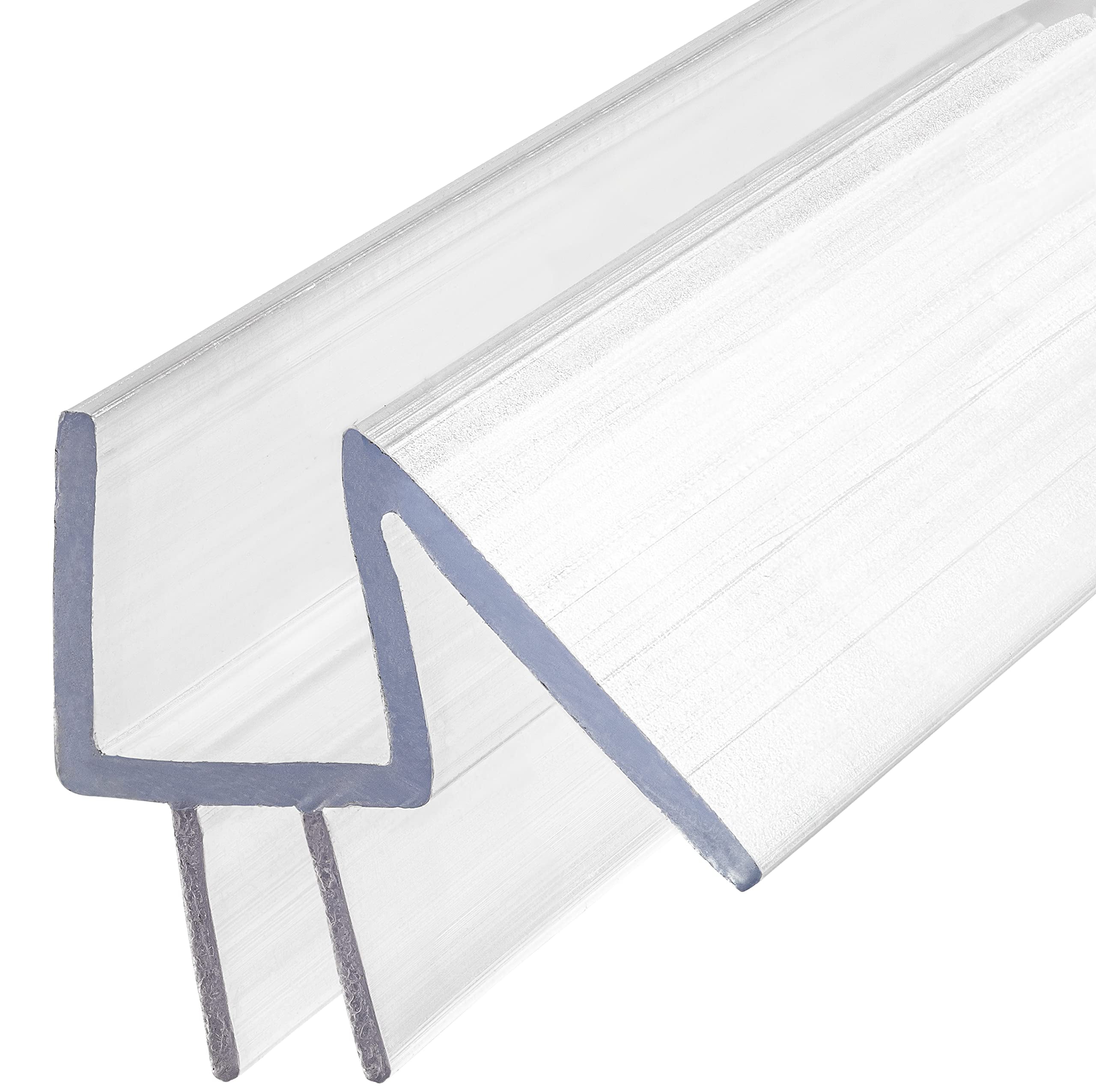 rameless Shower Door Bottom Seal Sweep 39" Long for 3/8" Inch Glass ...