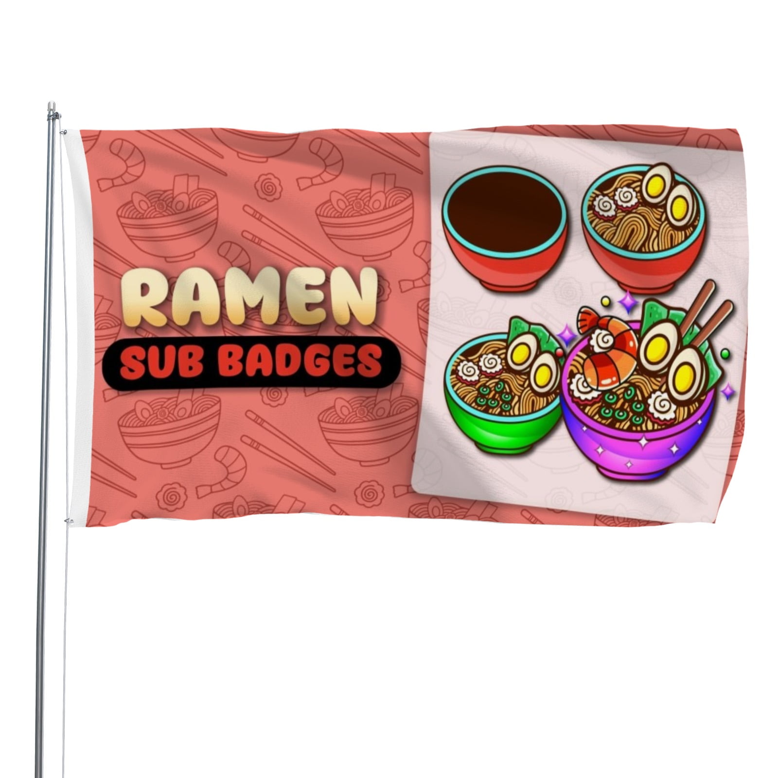 ramen-themed Printed Flag Perfect gift for fans, friends, and family ...