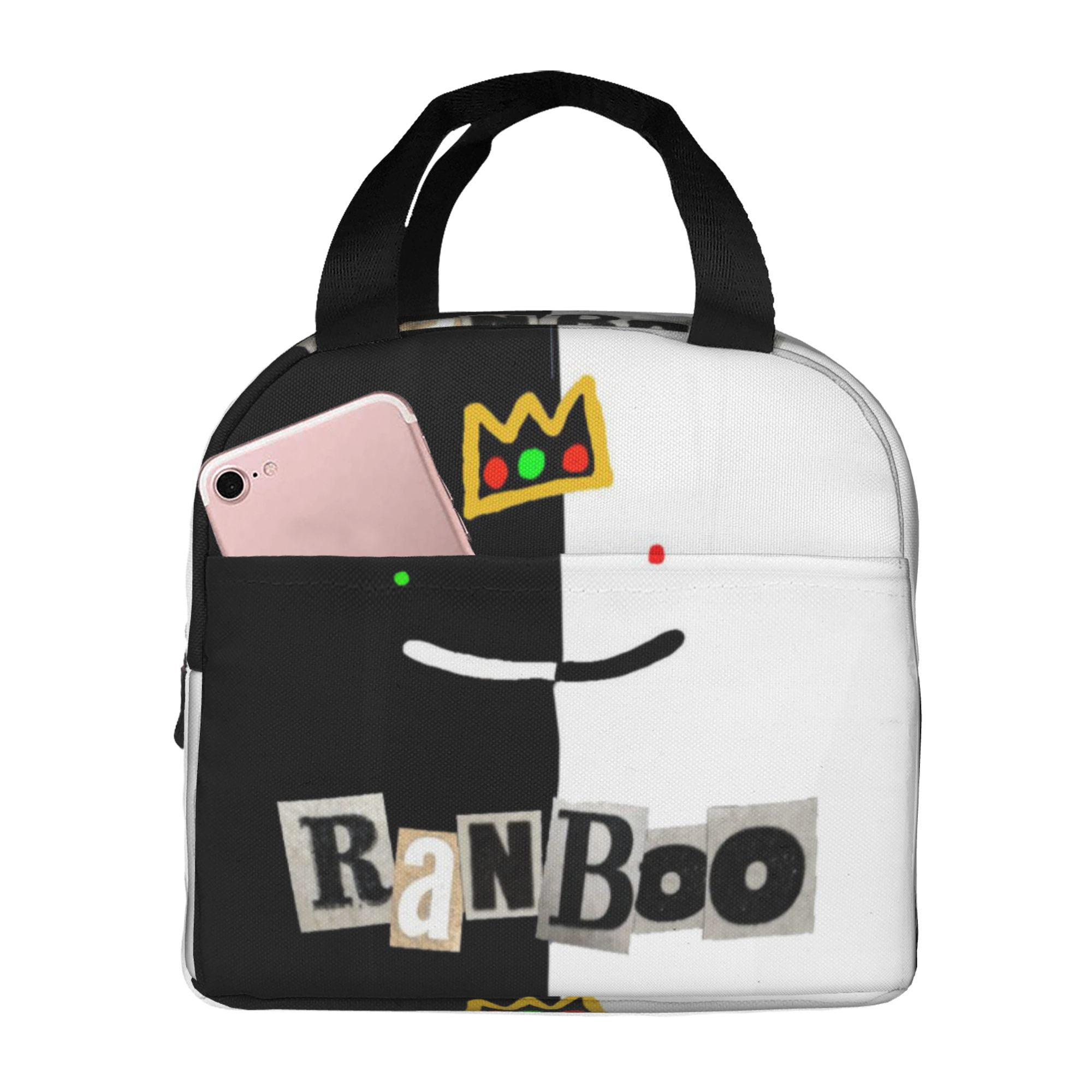 ranboo Lunch Bag Tote Bag Insulated Lunch Box Picnic Beach Fishing Work ...