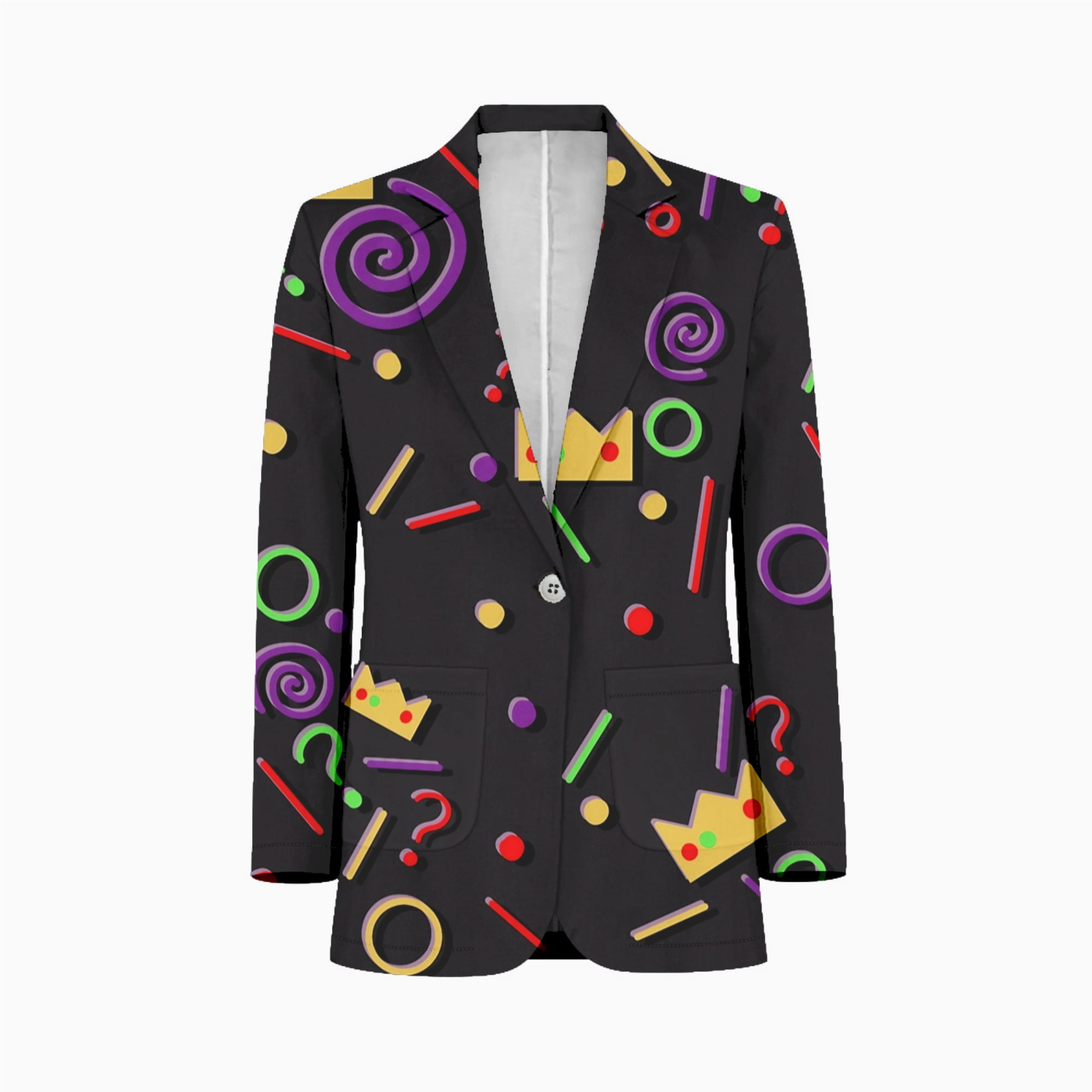 ranboo pattern Men's Suit Blazer Casual Party Wear Slim Fit Suit Jacket ...