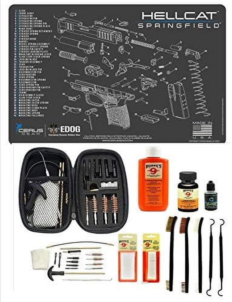 range warrior 27 pc gun cleaning kit - compatible with springfield ...