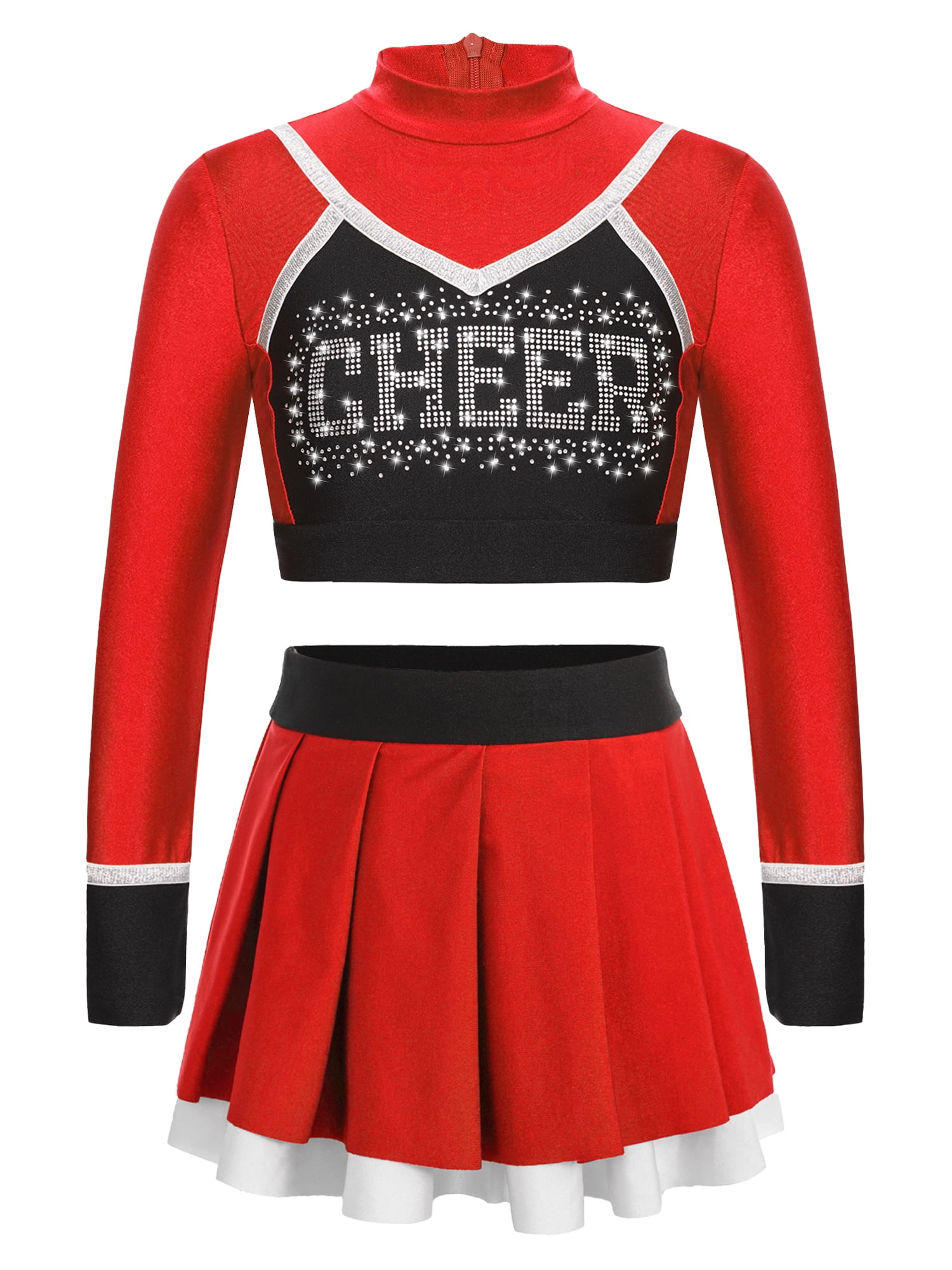 ranrann Cheer Leader Costume for Girls Cheerleading Outfit Dancewear ...