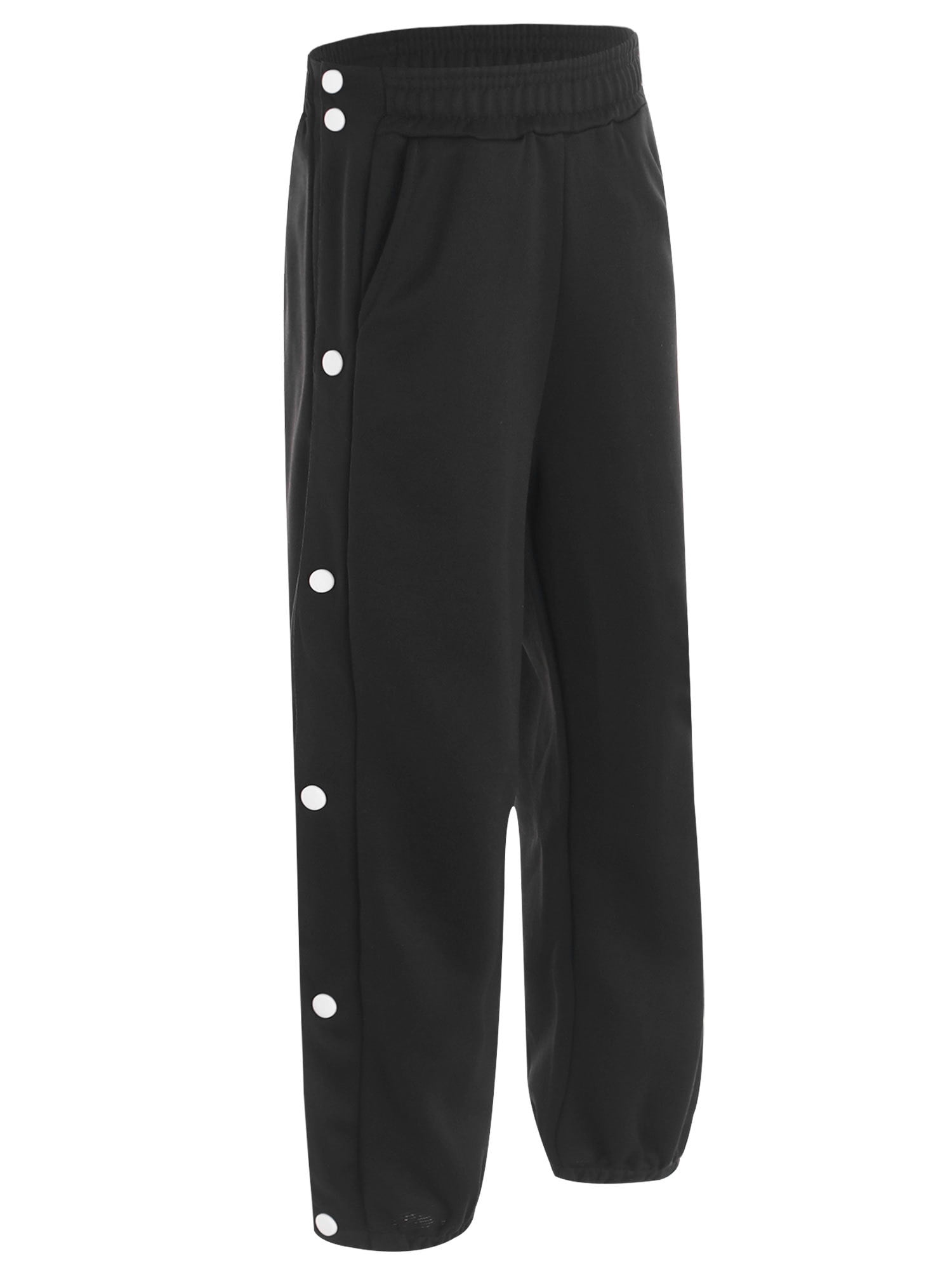 ranrann Kids Boys Tear Away Basketball Pants Fashion Sweatpants Side ...