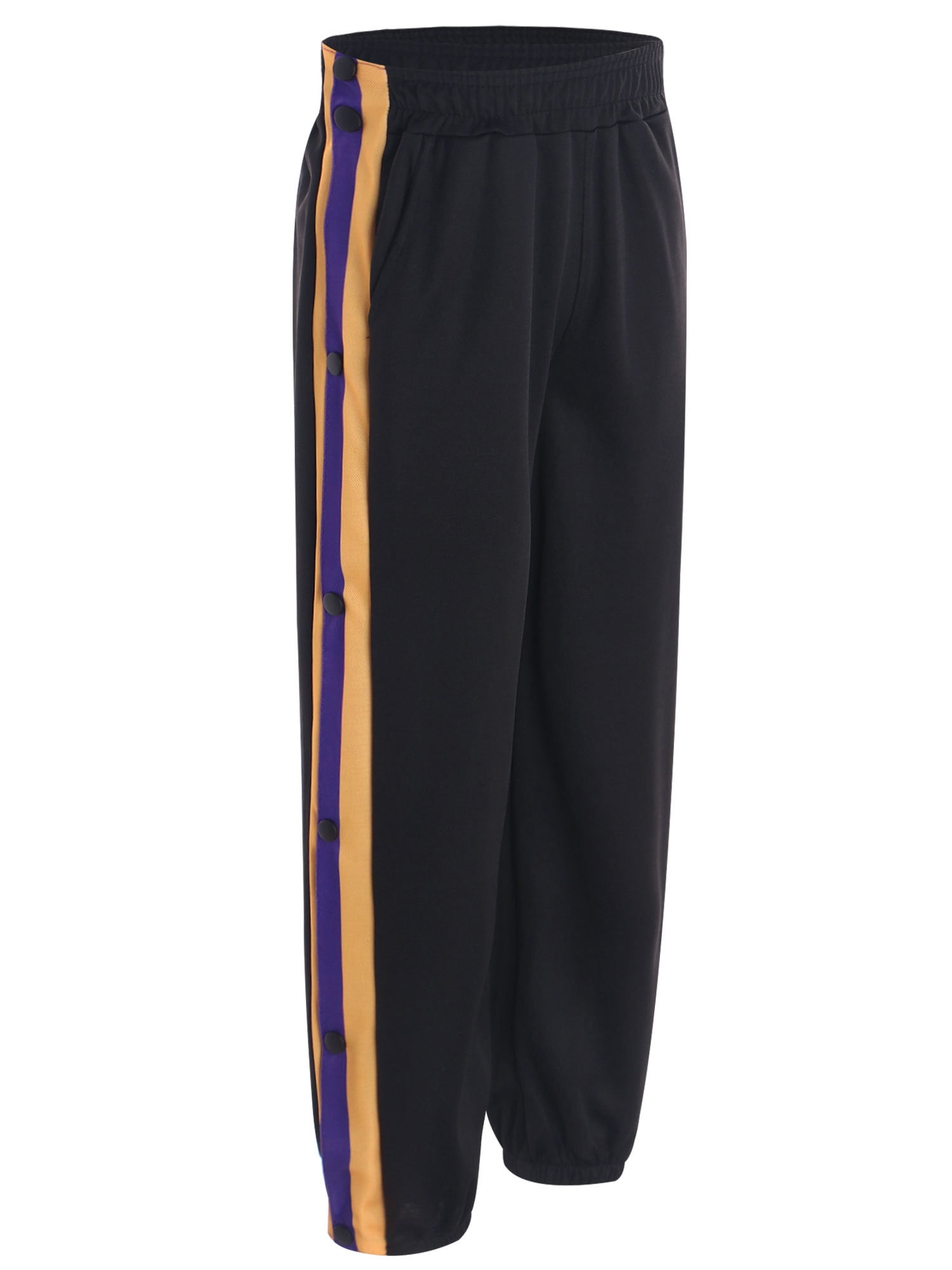 ranrann Kids Boys Tear Away Basketball Pants Fashion Sweatpants Side ...