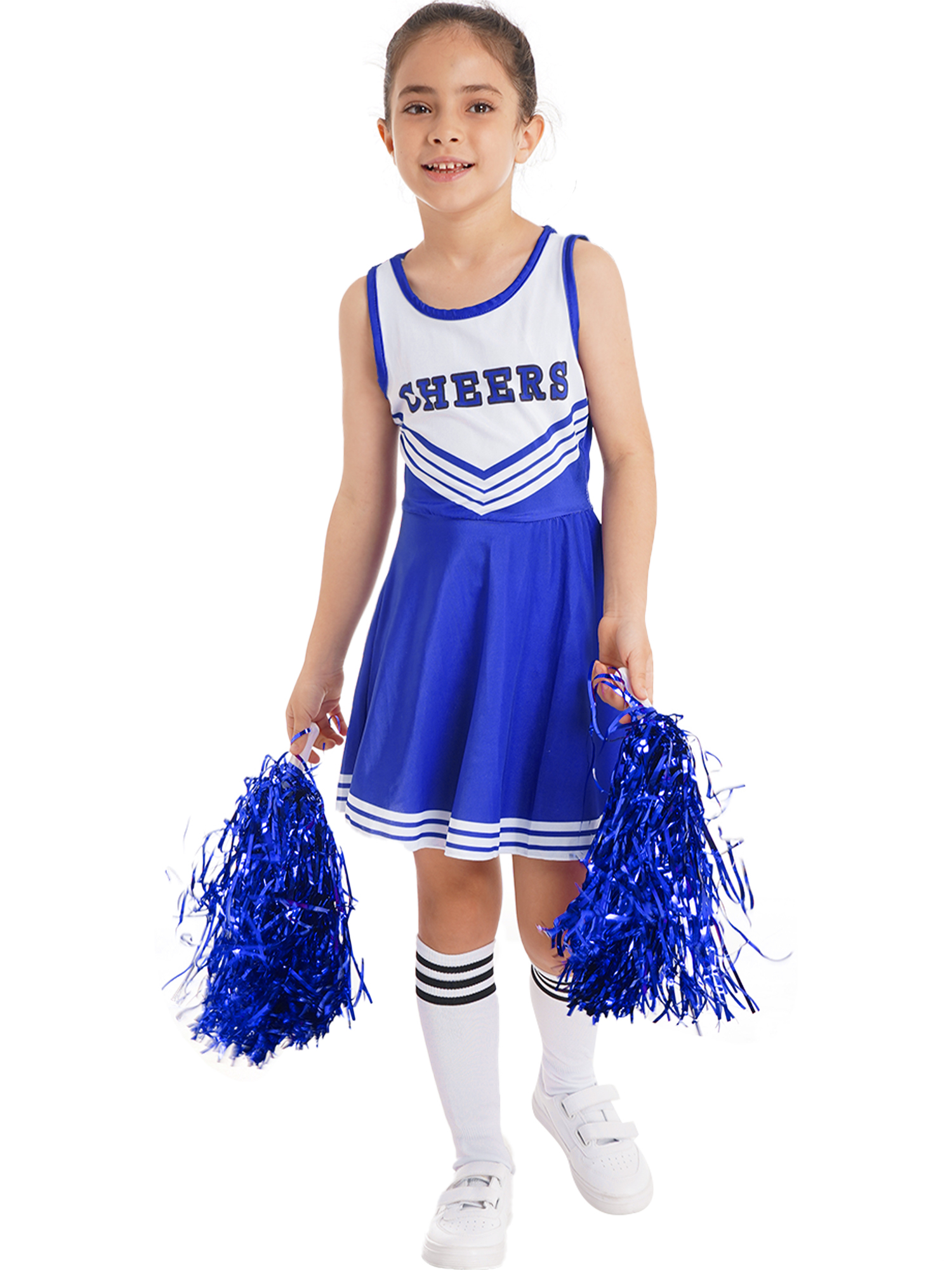 ranrann Kids Girls Cheer Leader Uniform Costume Cheerleading Dance ...