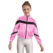 MSemis Kids Girls Metallic Bomber Jacket Coat Gold 16 - Walmart.com