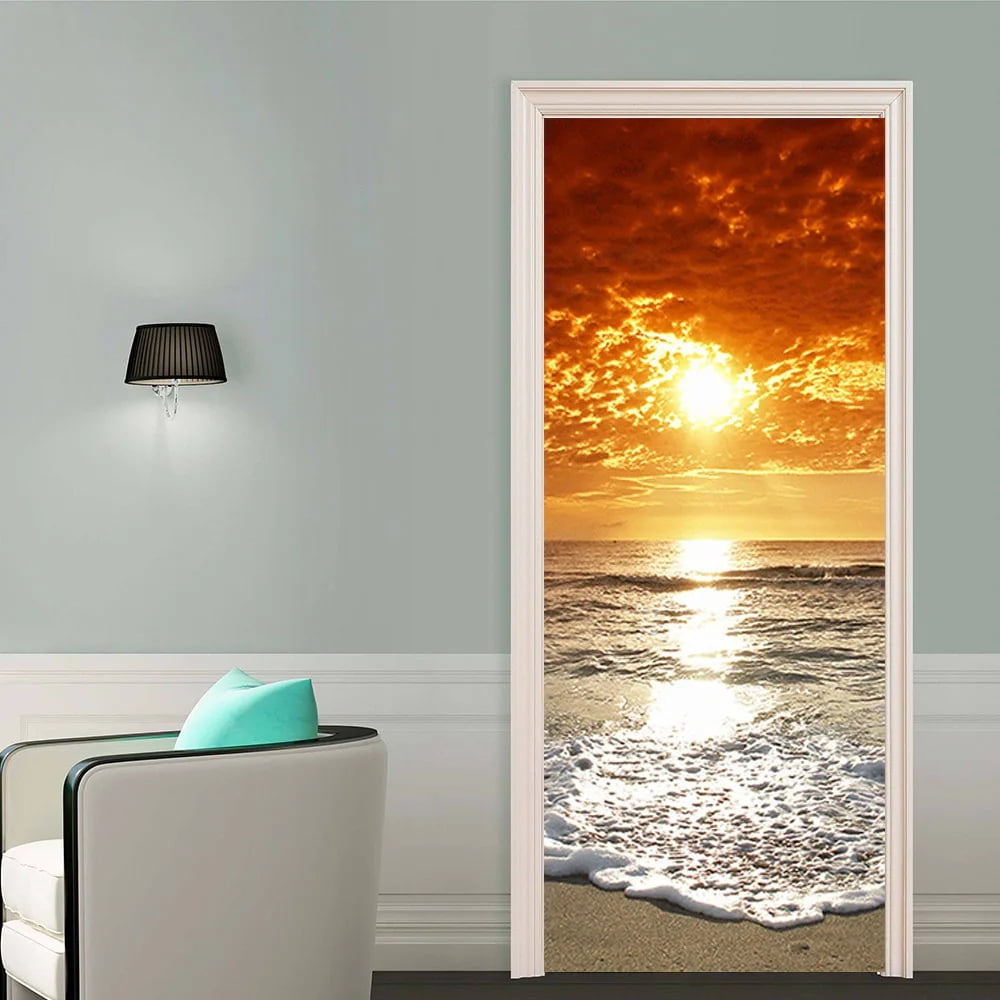 ration D Door Stickers Simulation Personality Self-adhesive Wall ...