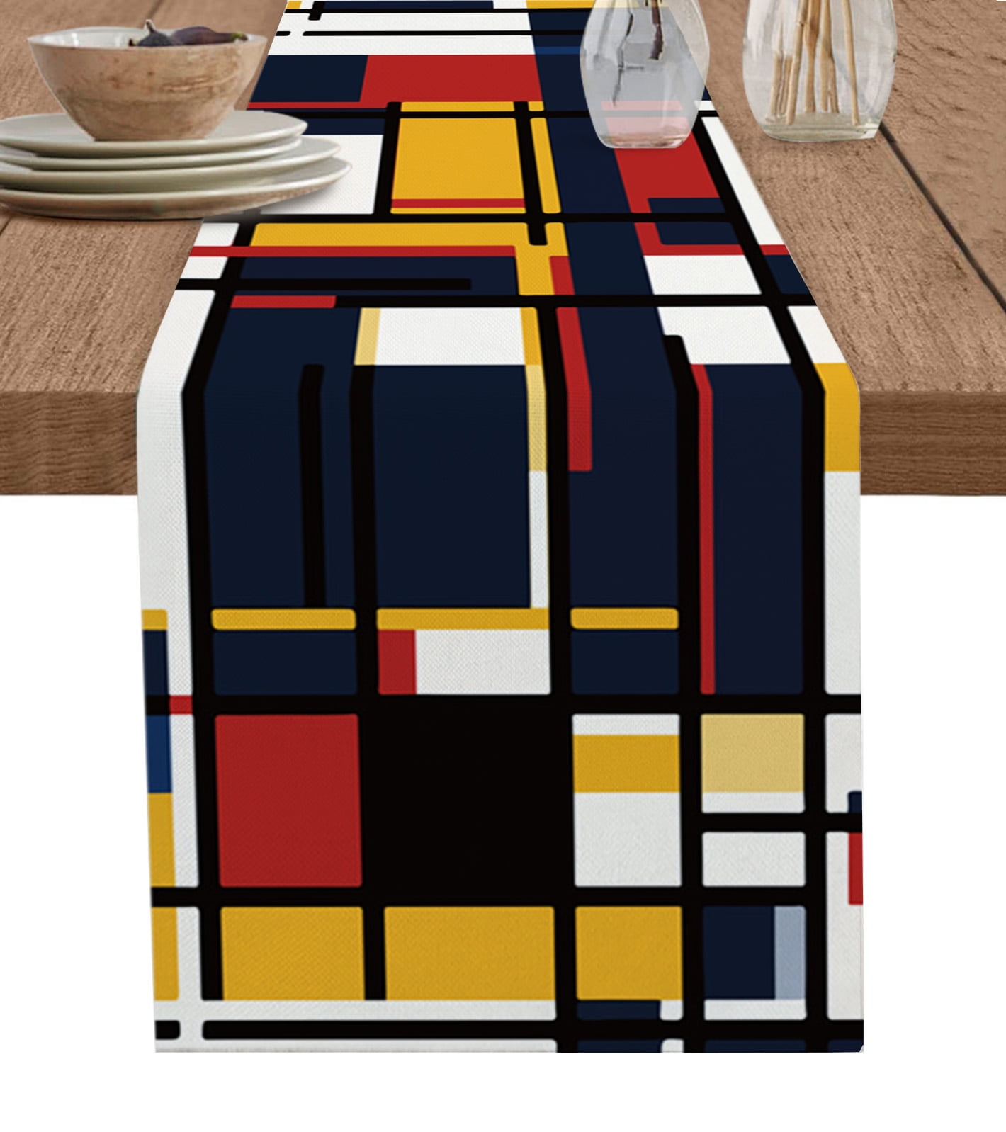 ration Table Tea Flag Table r Dinner Wedding Linen Cotton Runner Table ...