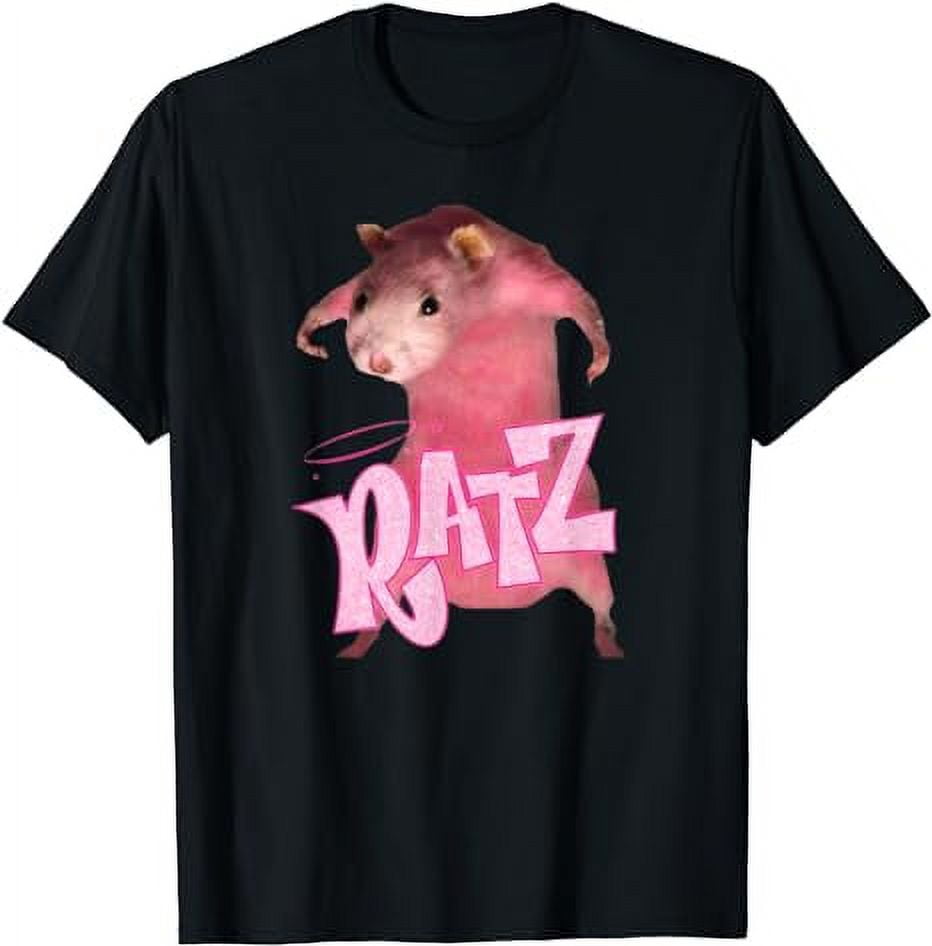 ratz - funny rat funny mouse ratz pink ratz mouse meme T-Shirt ...