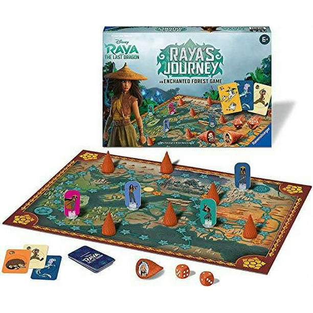 ravensburger raya's journey: an enchanted forest board game for kids ...