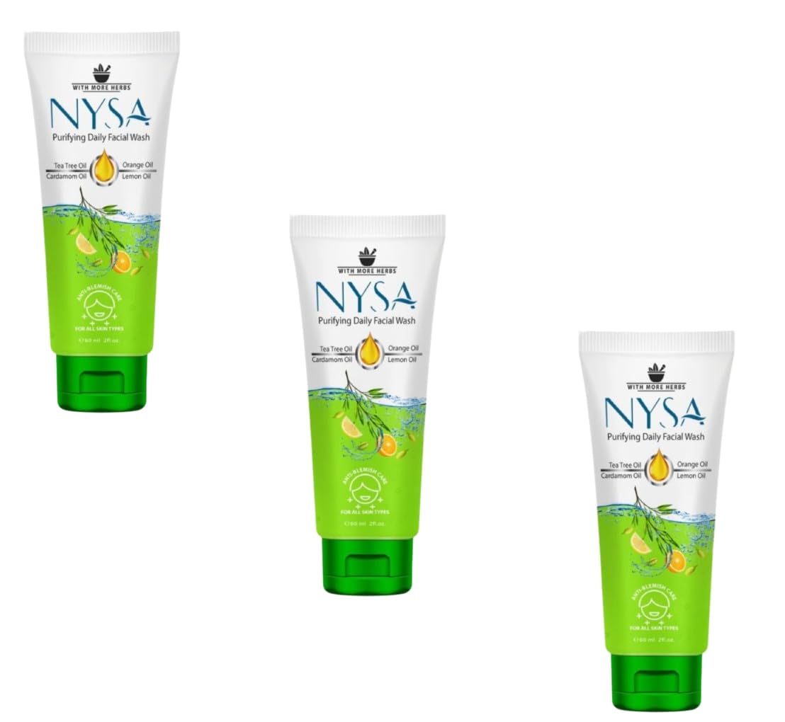 rcm Nysa Face Wash60ml_3 PCS - Walmart.com