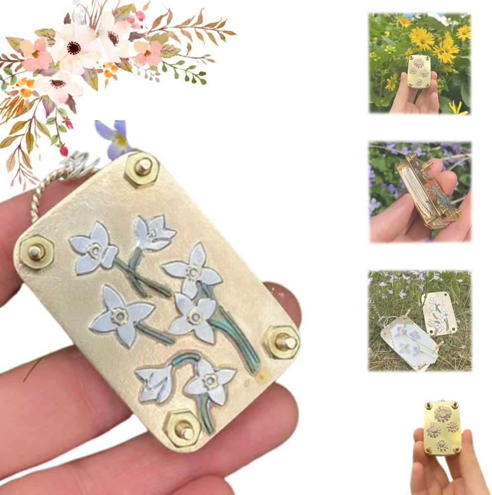 Micro Flower Press, Miniature Flower Press Kit, Plants Art & Crafts Metal Flower Pressing, DIY ...