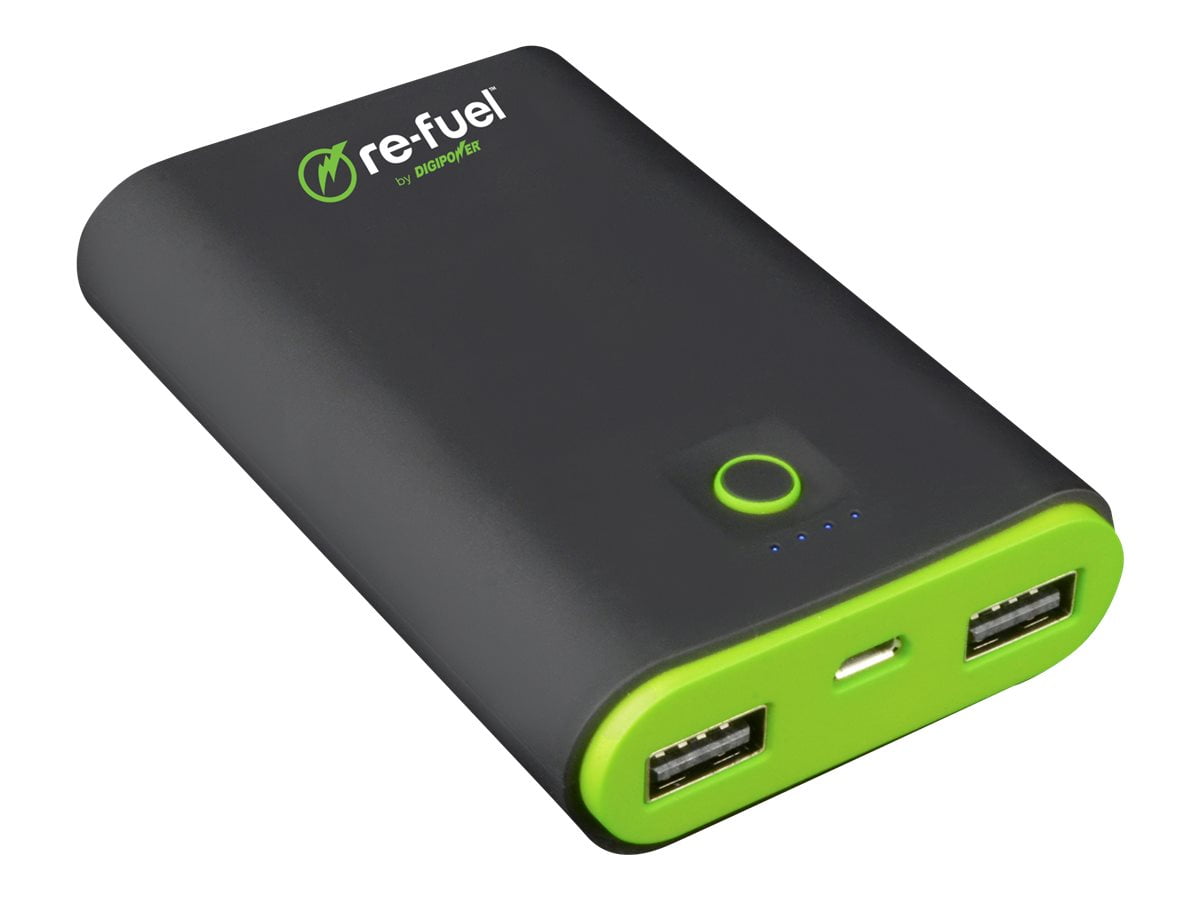 re-fuel RF-A78 - External battery pack - Li-pol - 7800 mAh - 2 A - 2 ...
