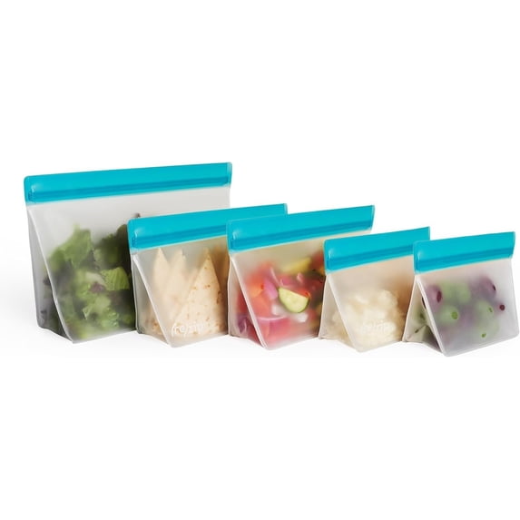 (re) zip 5- Stand-Up Pack n Go Bag Kit, , Grade, Leakproof, Freezer and ...