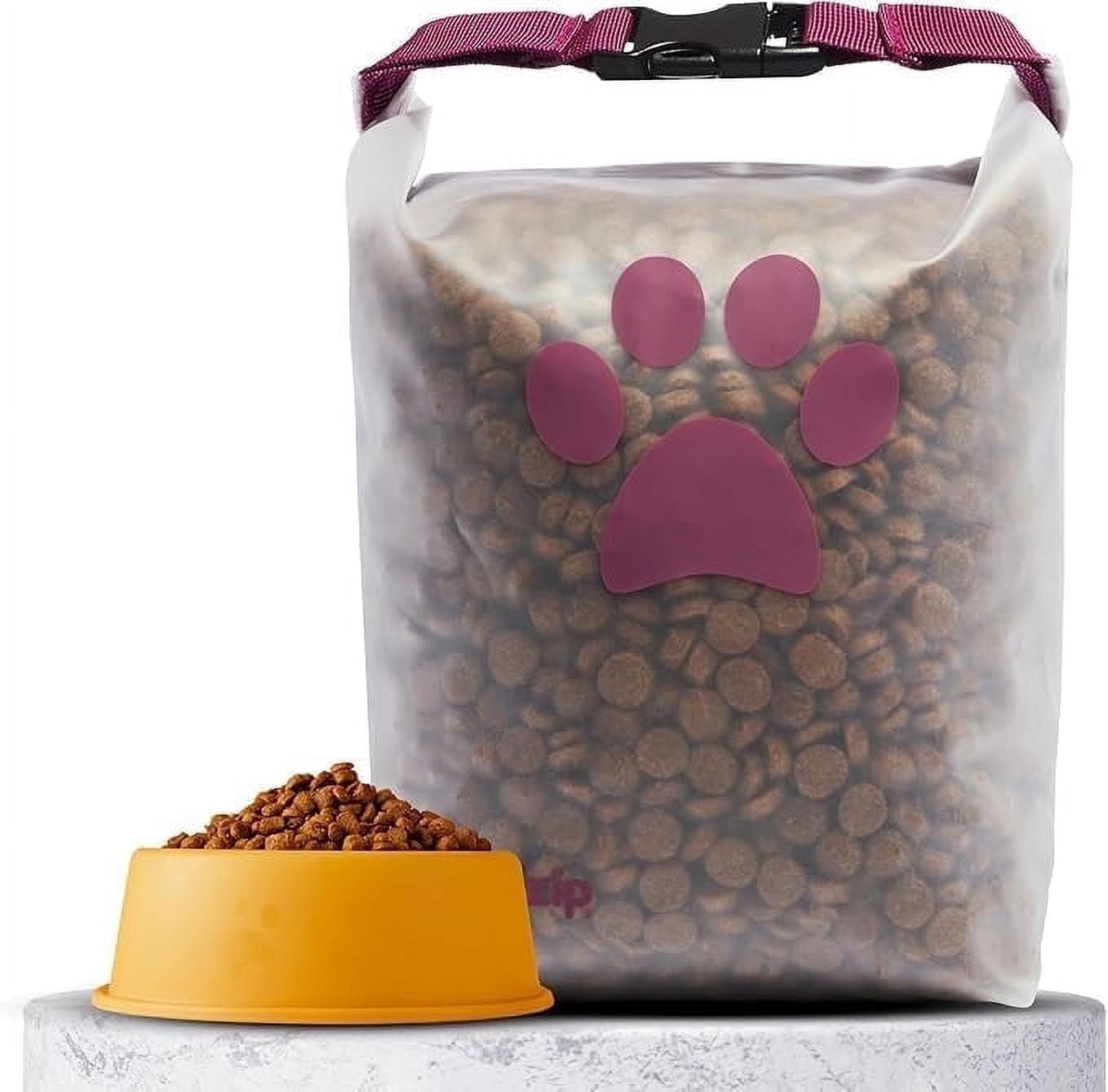 re)zip Pet Food Storage Bag 14-Cup Food Grade Leakproof Travel ...