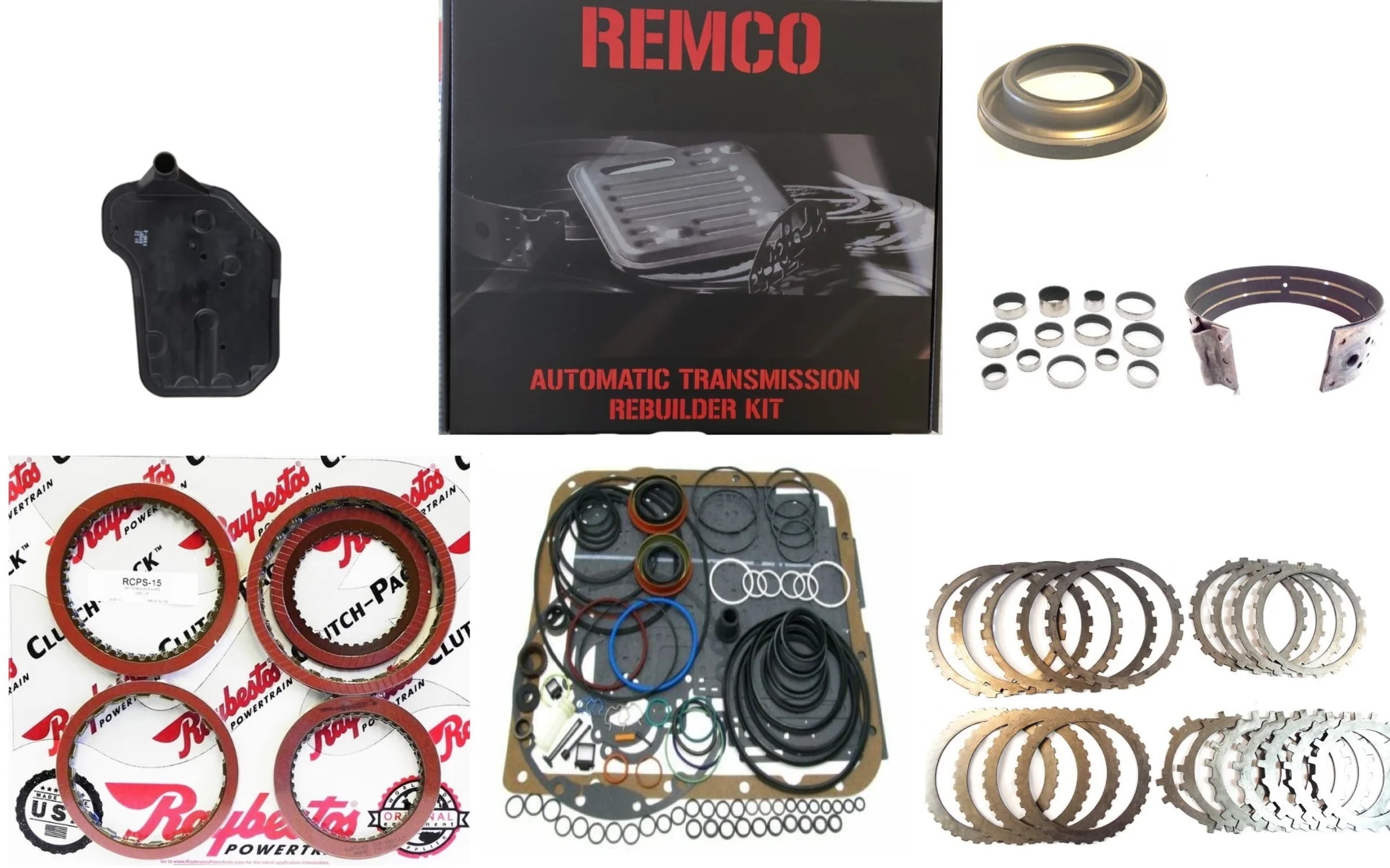 re5r05a (01-up) transmission rebuilt kit overhault clutches front band ...