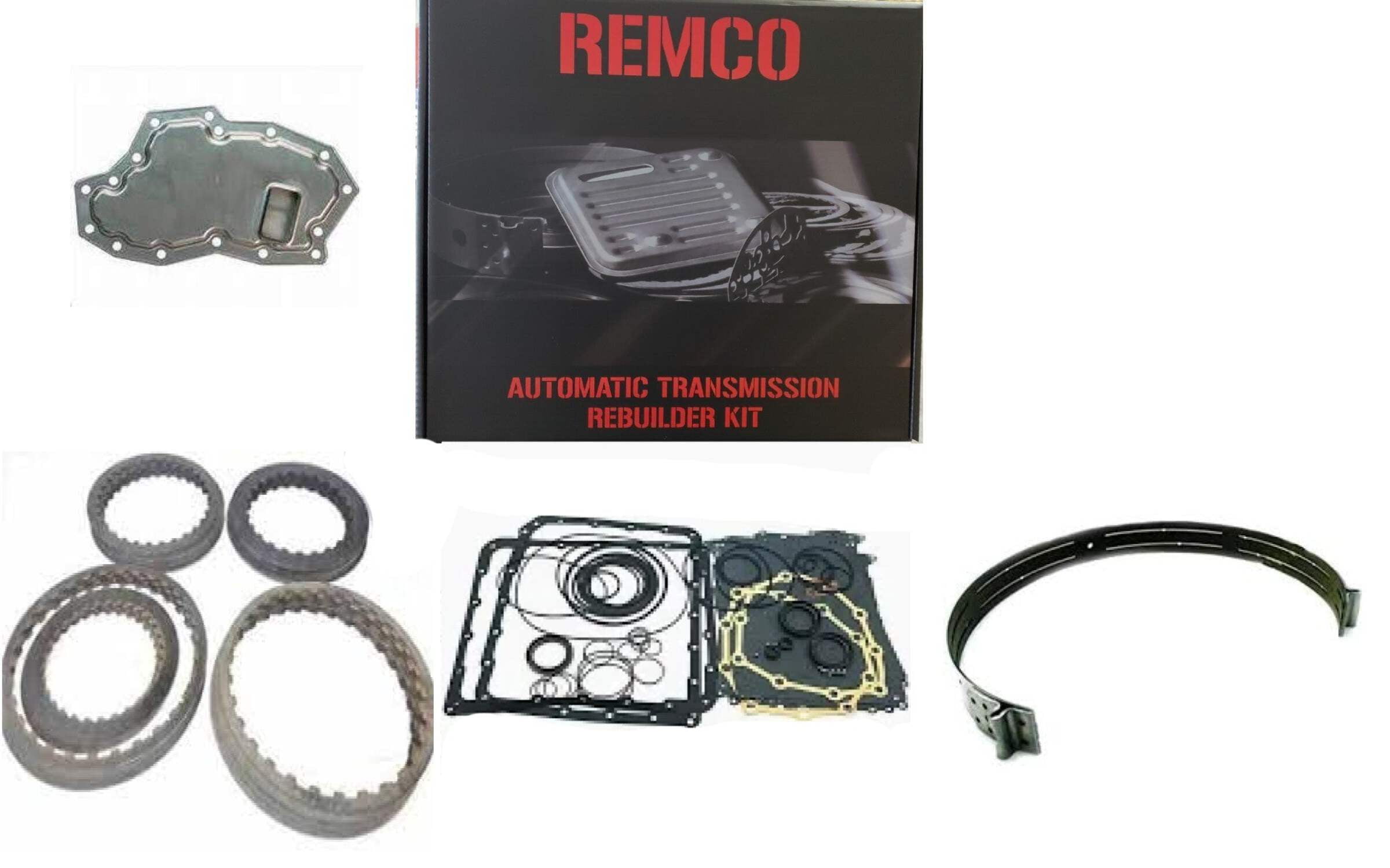 re5r05a (01-up) transmission rebuilt kit overhault clutches front band ...