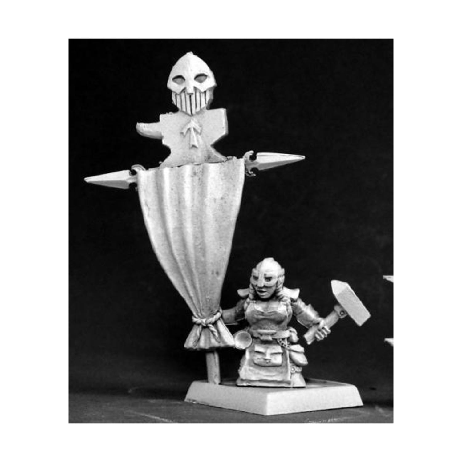 reaper miniatures dwarf standard bearer #14531 dwarves unpainted rpg ...