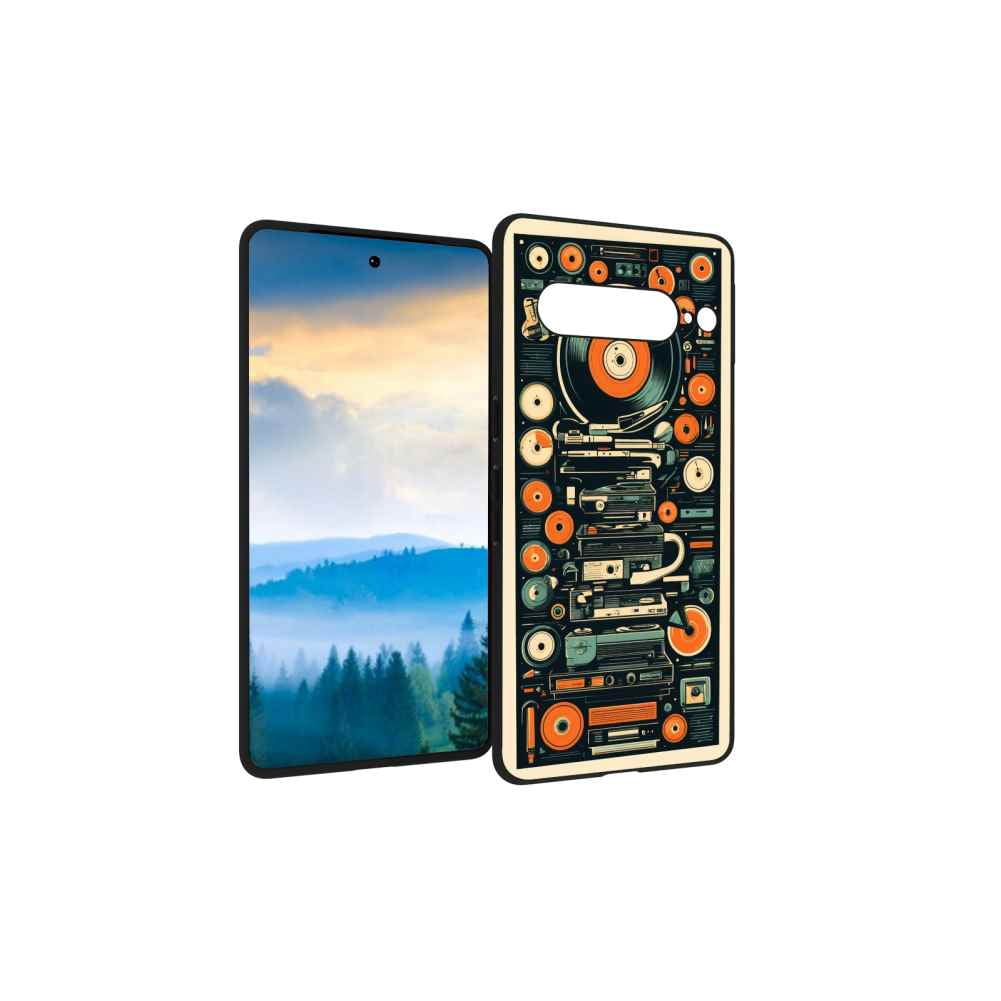 record-player-and-vinyl-albums-3 phone case for Google Pixel 7 Pro for ...