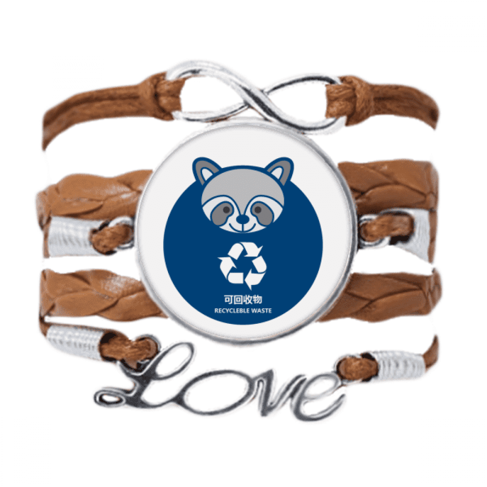 recyclable raccoon waste classification bracelet chain ornament ...