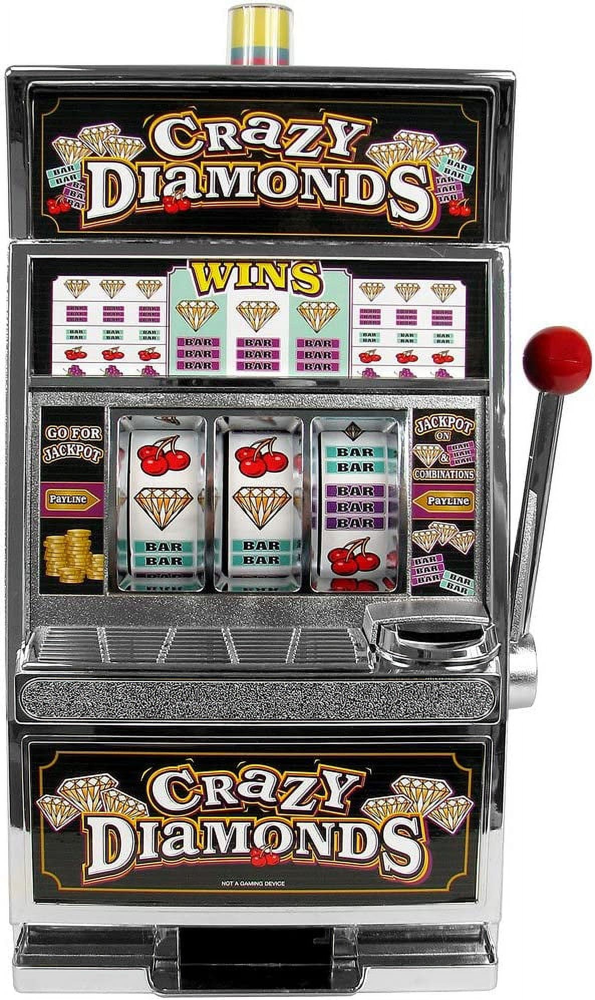 reczone crazy diamonds slot machine bank - authentic replication ...