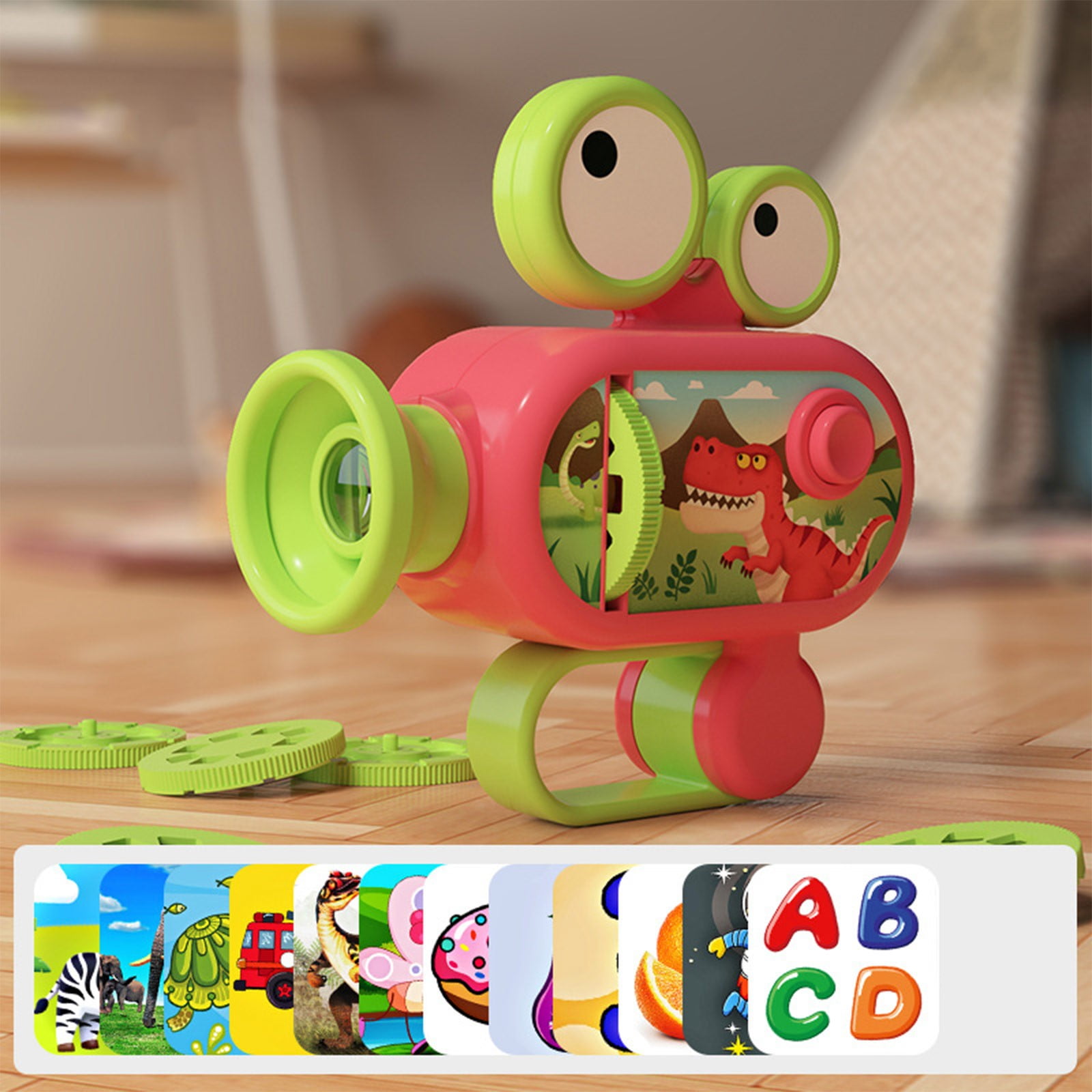 red Childrens Projector Toy With Luminous Effects For Early Childhood ...