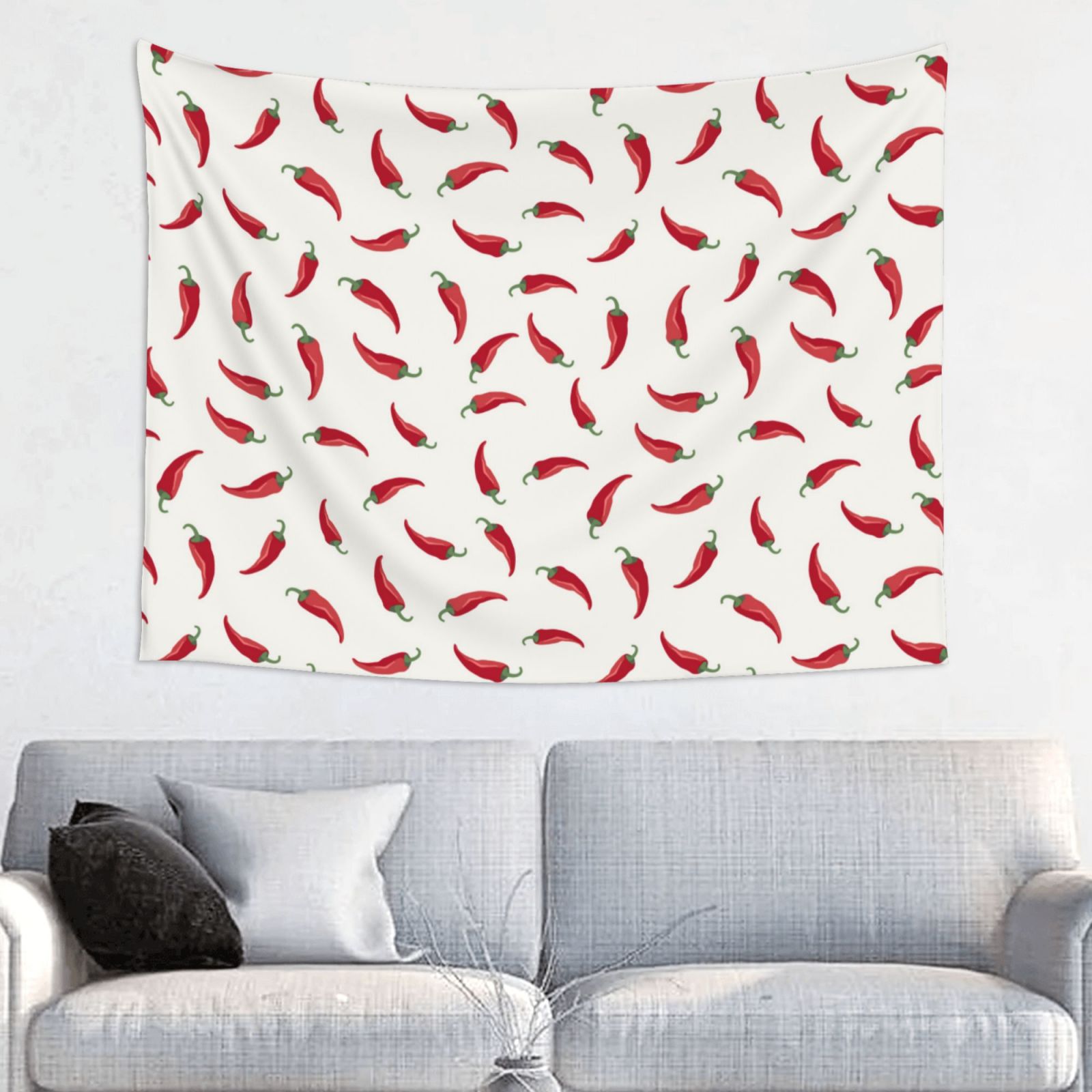 red Chili Pepper Wall Tapestry for Bedroom Aesthetic - Tapestry ...
