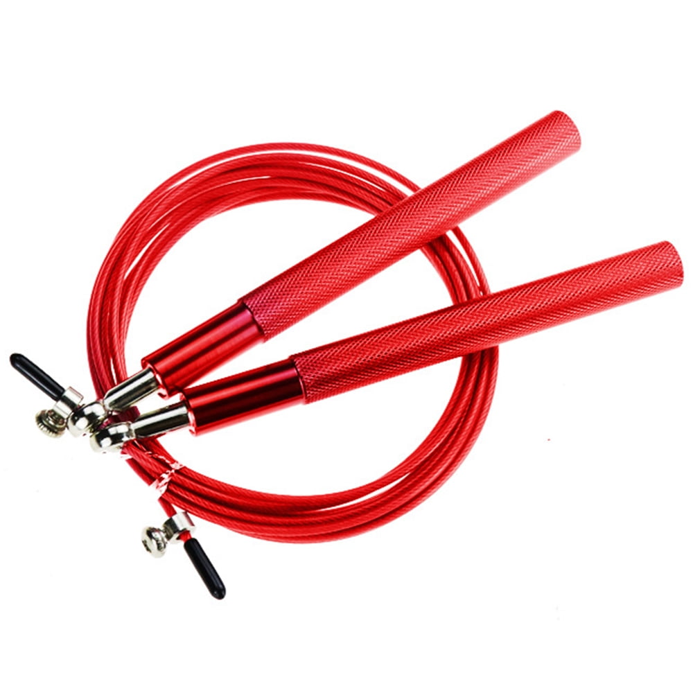 red Jump Rope - Weighted Jump Rope - for Crossfit, Boxing - for Fitness ...