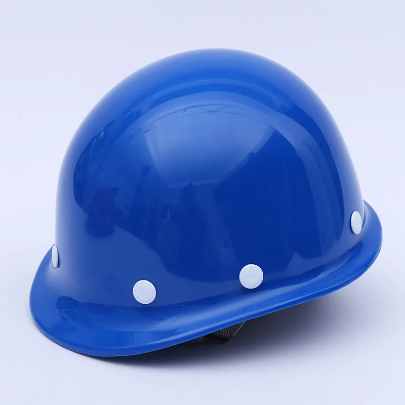 red Safety Helmet ABS Construction Protective Helmets Work Cap Anti ...