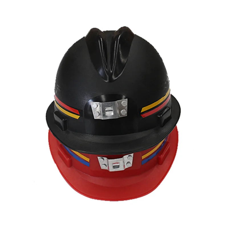 red Safety Helmet Mine Cap Miners Hard Hat Construction Working ...
