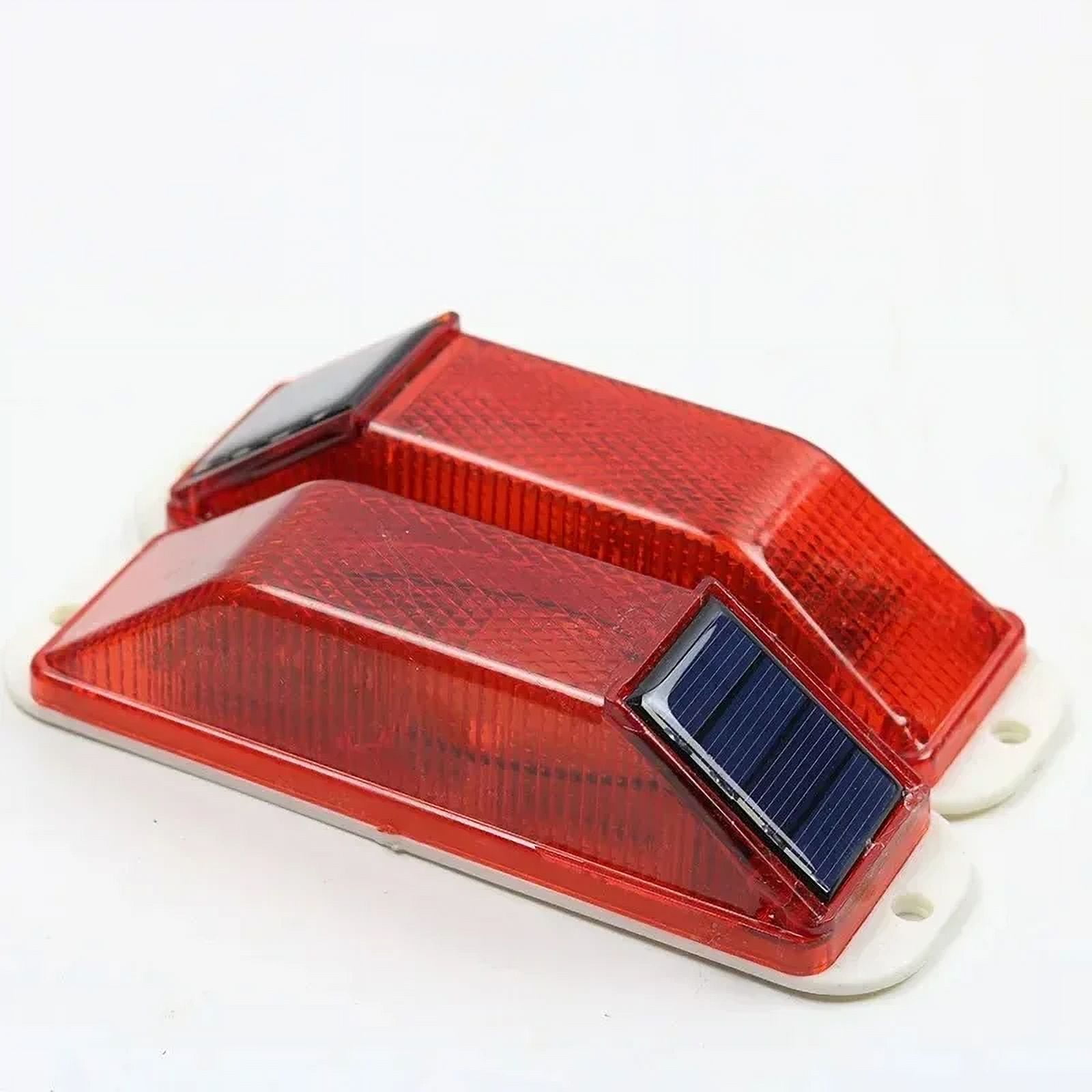 red Warning LED Lamp Strobe Flash Traffic Caution Light Chip Control ...