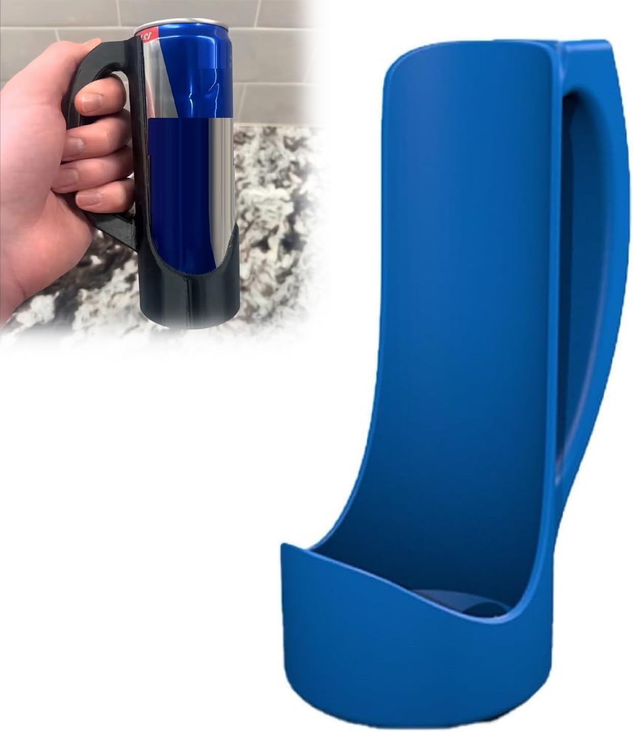 red bull can holder with handle，12oz Slim Can Holder with Ergonomic 3D ...