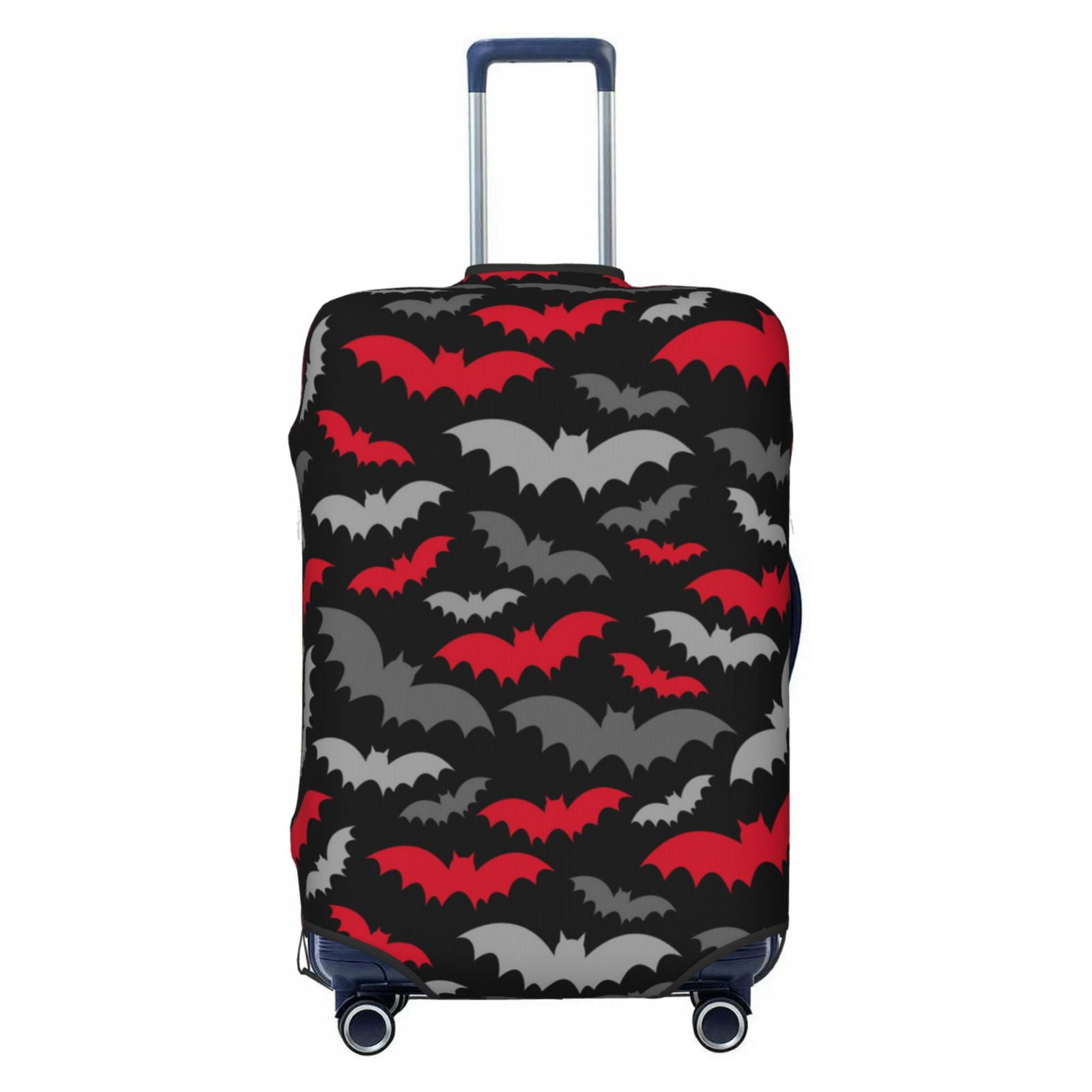 red grey bat cool black Luggage Cover for Travel Business Trip ...