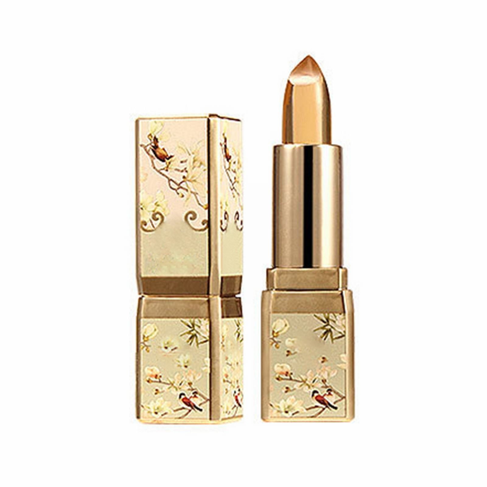 red lipstick Small Light Tube Temperature Changing Lipstick Long Effect Luminous Lipstick ...