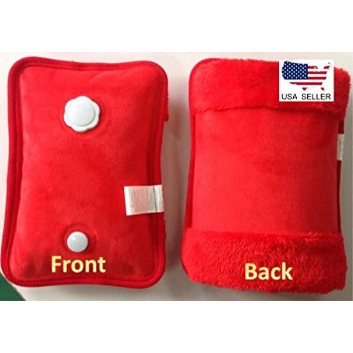 red rechargeable portable personal heating pad/pack w/ personal pocket ...