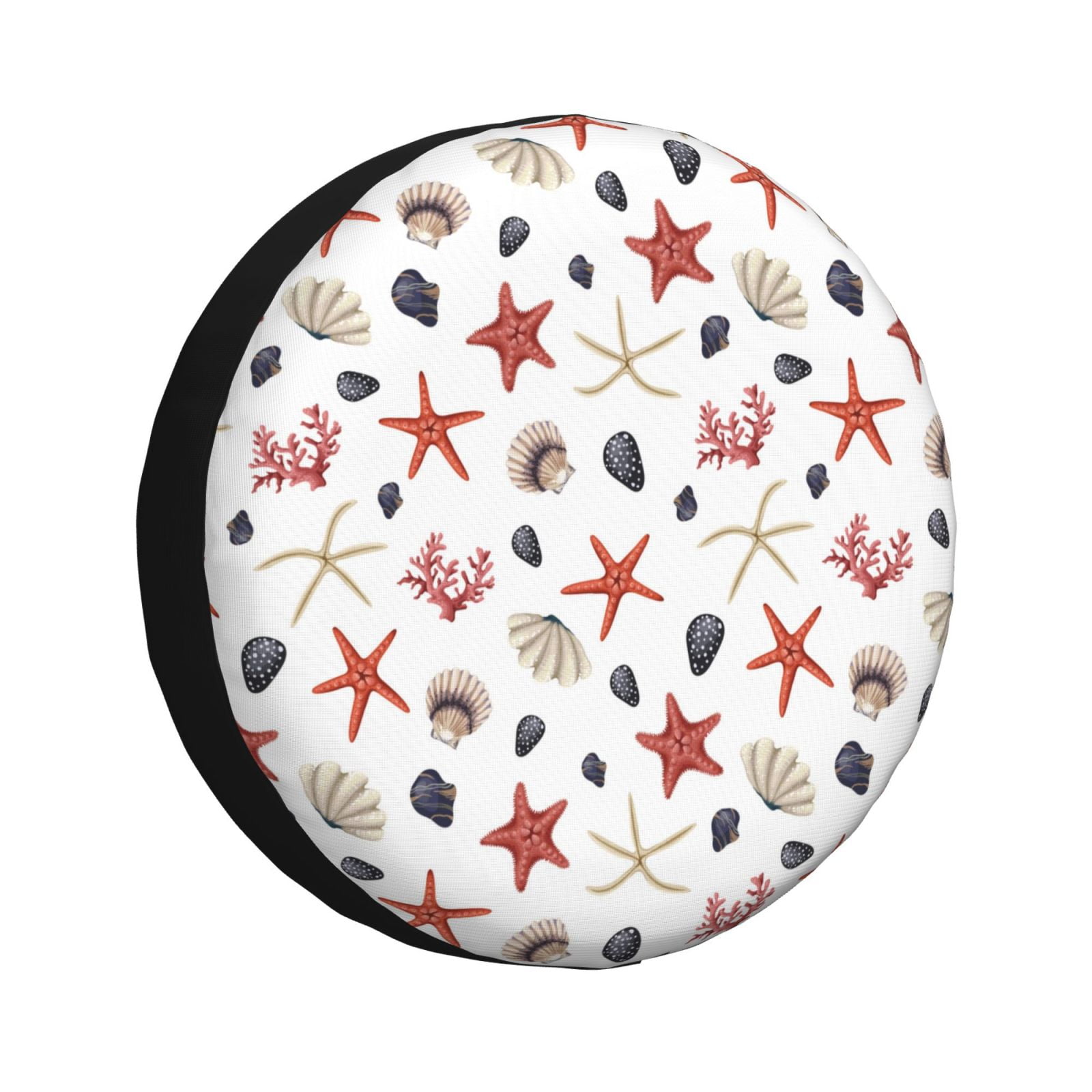 red starfishes shells coral Spare Tire Cover for Trailer Camper RV ...