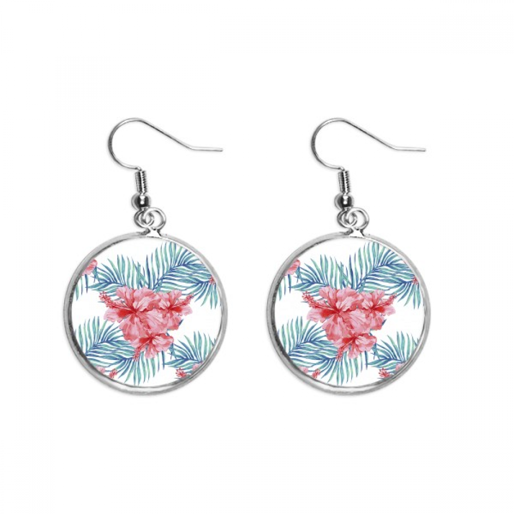 red symbol ear dangle silver drop ear jewelry woman - Walmart.com